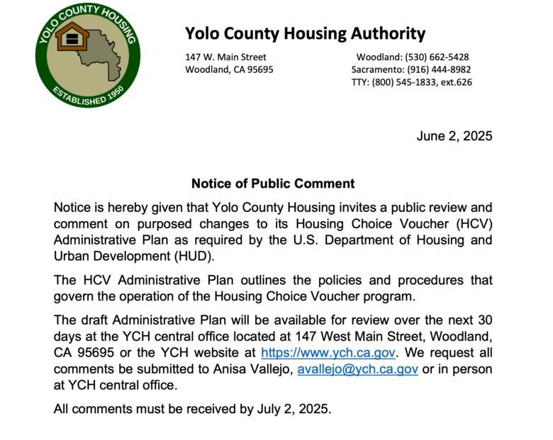 Yolo County Housing Authority